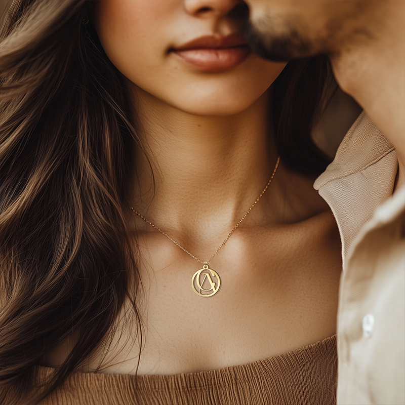 Signature monogram name necklaces – Charmlry