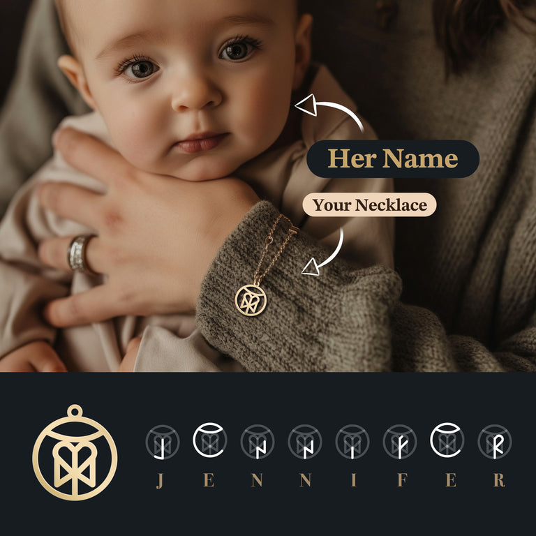 Signature monogram name necklaces – Charmlry