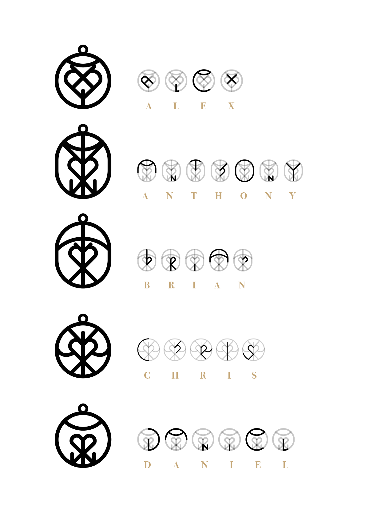 Custom Name Necklace | Monogram Jewelry - Charmly – Charmlry