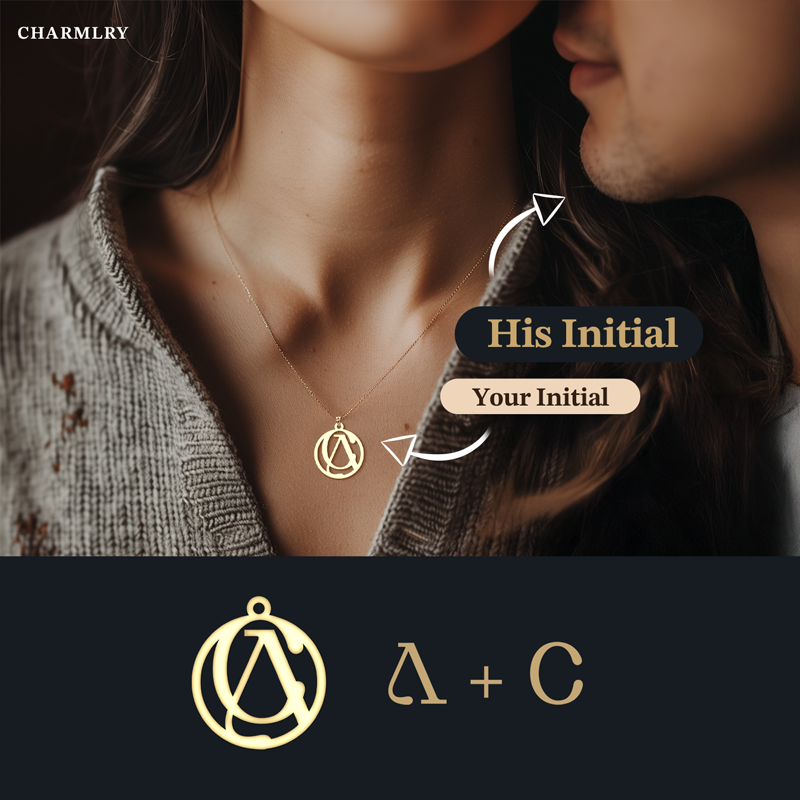 Signature monogram name necklaces – Charmlry